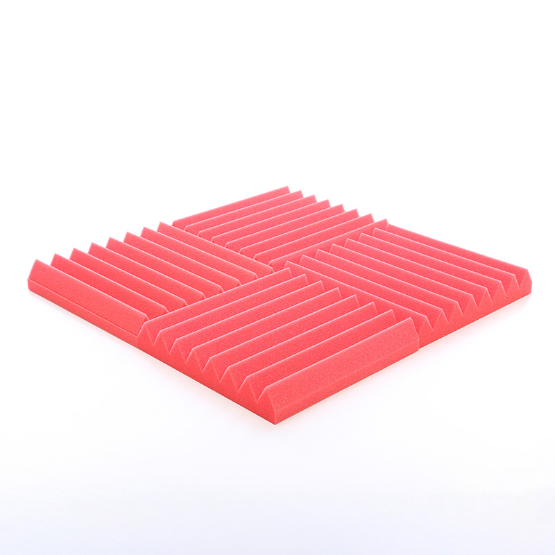 Red Acoustic Foam Panels - Red Coloured Acoustic Foam Tiles
